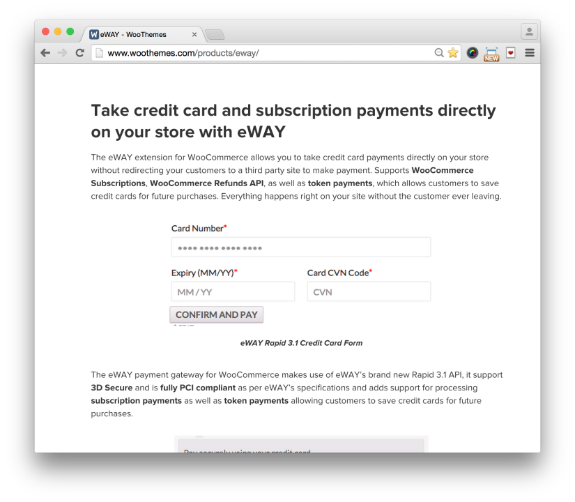 WooCommerce eWAY Payment Gateway- $25, v3.1.5
