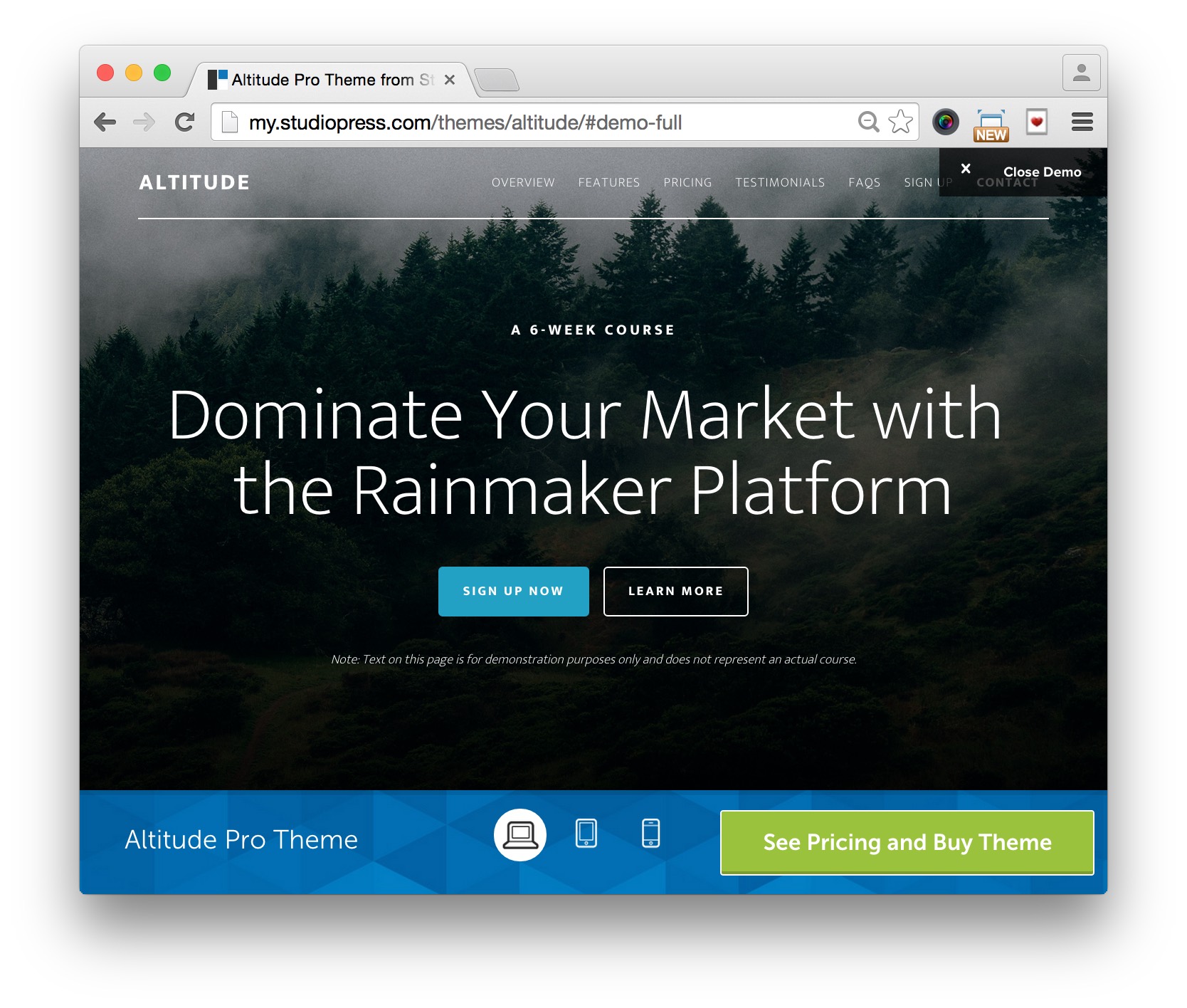 Studiopress Altitude Pro Theme - $25, Download v1.0