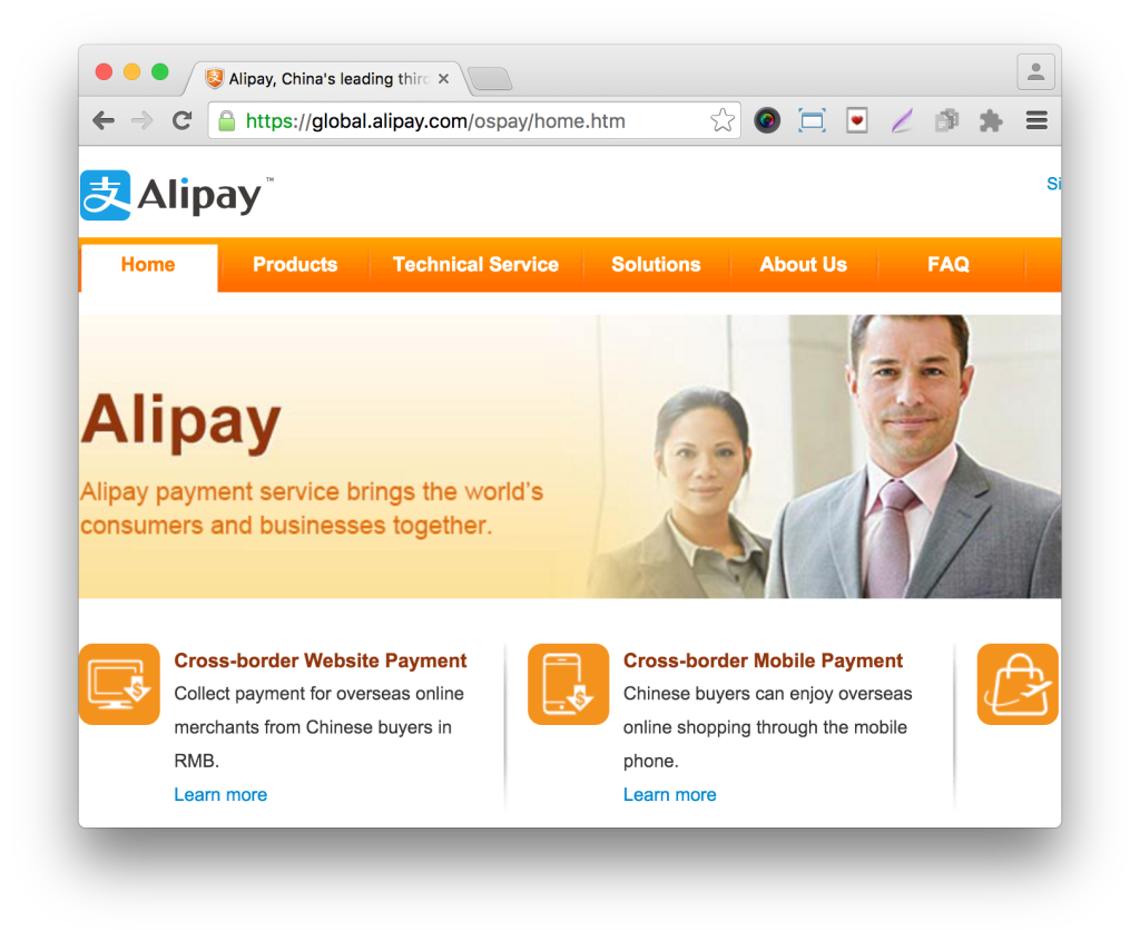 WooCommerce Alipay Cross Border Payment Gateway