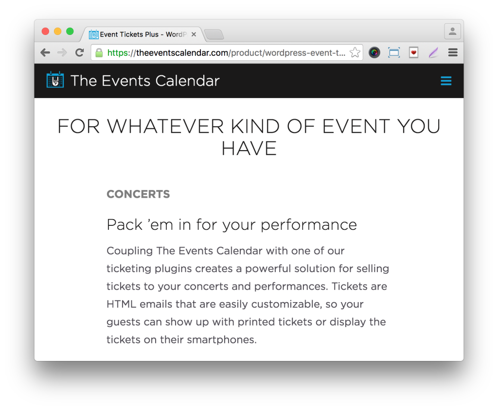 Event Tickets Plus Plugin-$49, v5.8.0