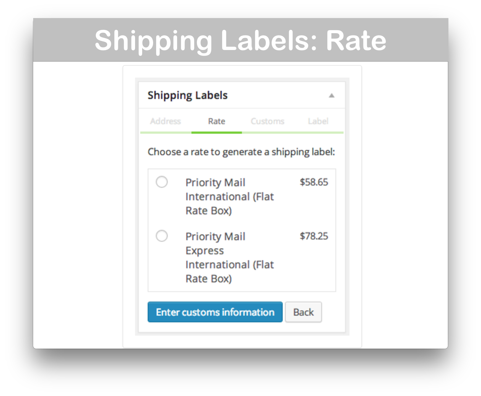 WooCommerce Stamps.com API Extension - $25, v2.2.3