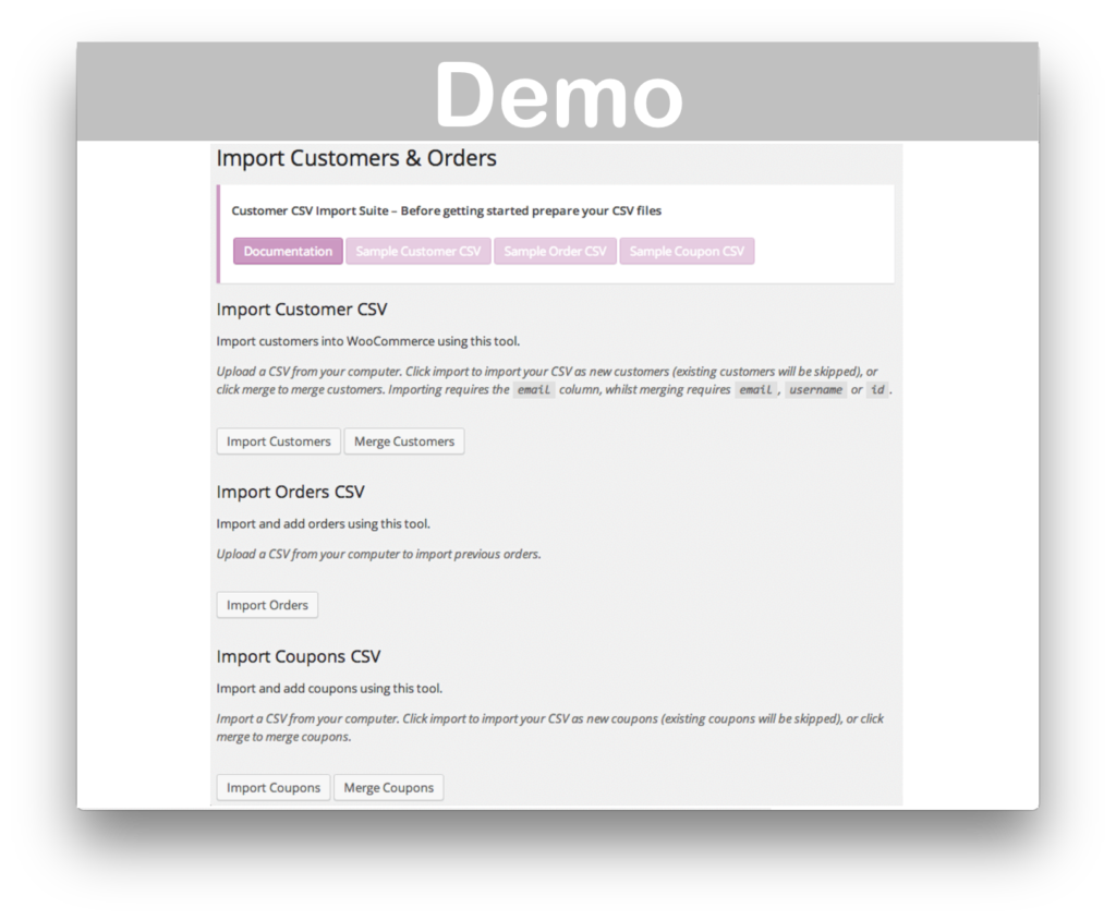 Woocommerce Order Customer Csv Import Suite 25
