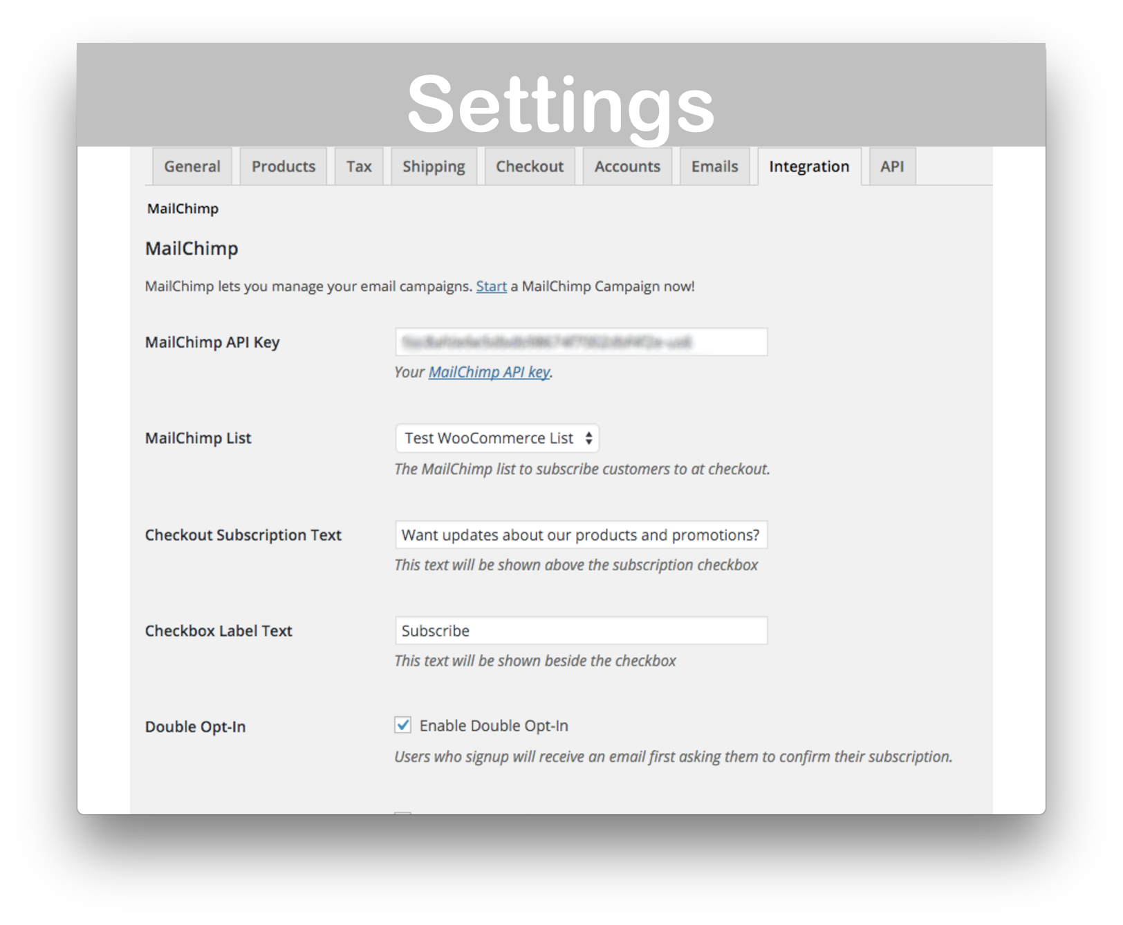 Woocommerce Mailchimp Integration Plugin 15 V104