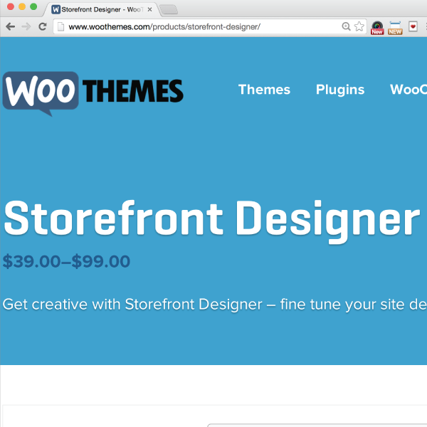 WooCommerce Storefront Designer Extension - Just $10